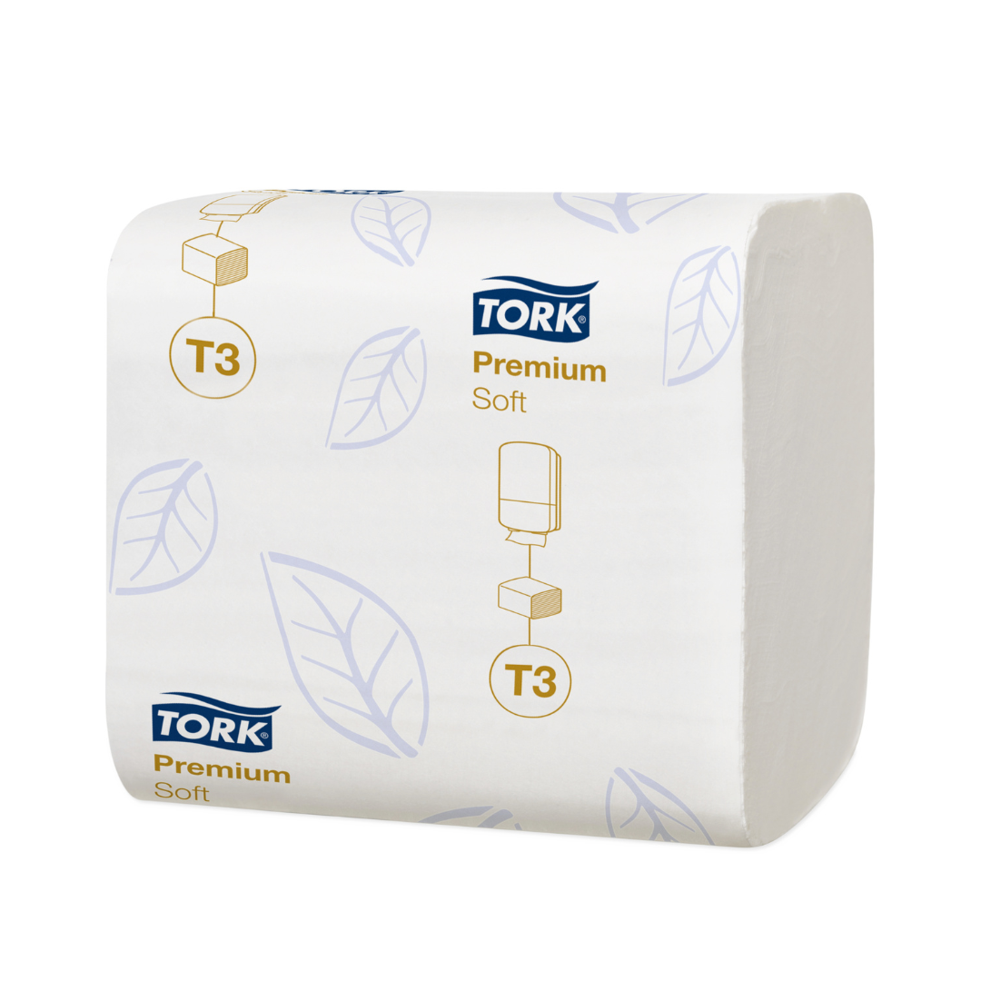 T3 Premium Folded Toilet Paper 2 Ply White (252 Sheet x 30 Packet ...