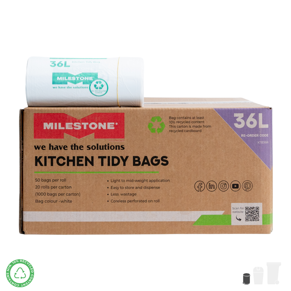 Kitchen Tidy Bags 36L - Milestone Chemicals Australia Pty Ltd